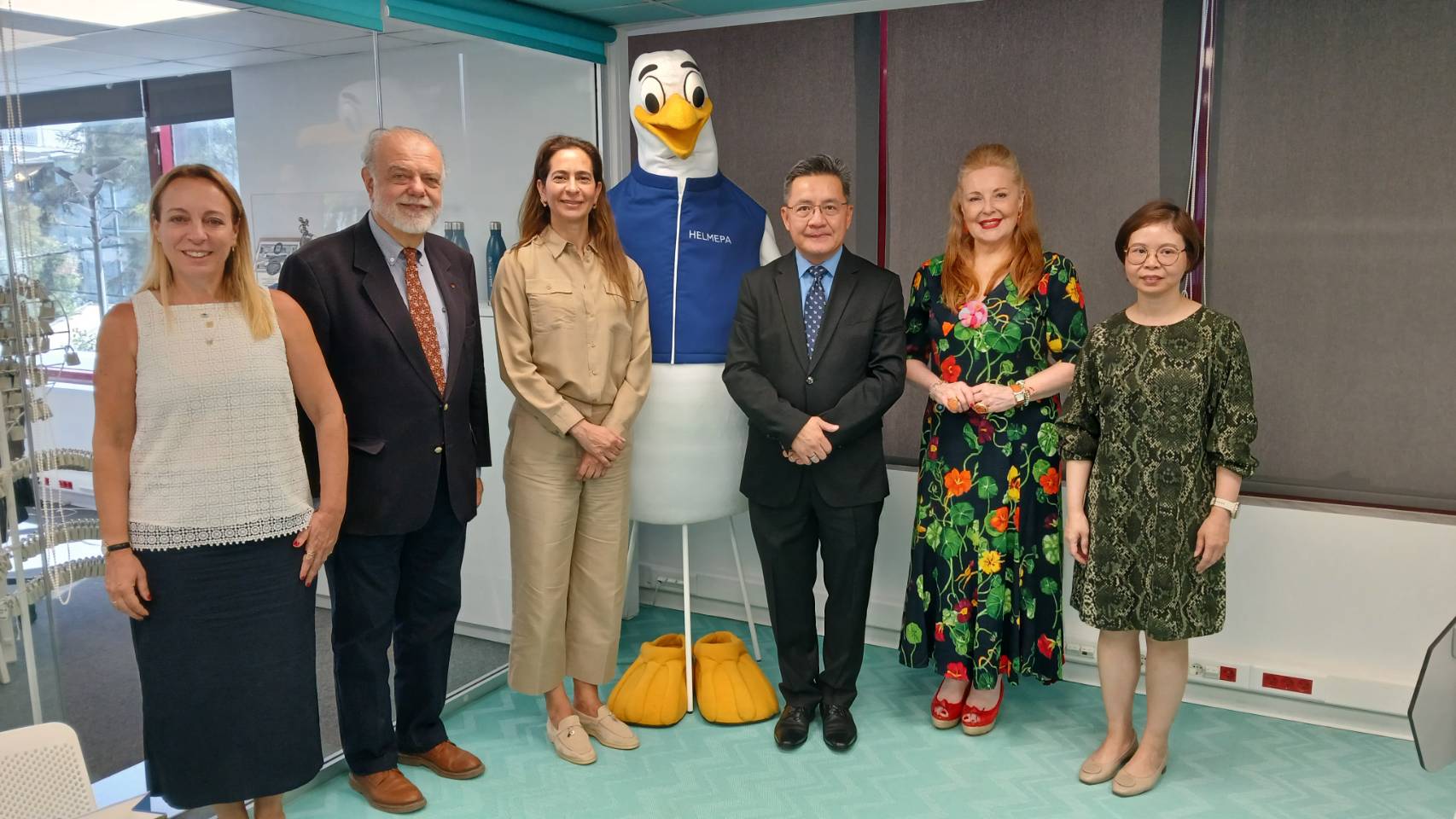 Ambassador's Visit to Hellenic Marine Environment Protection Association (HELMEPA) - สถาน ...