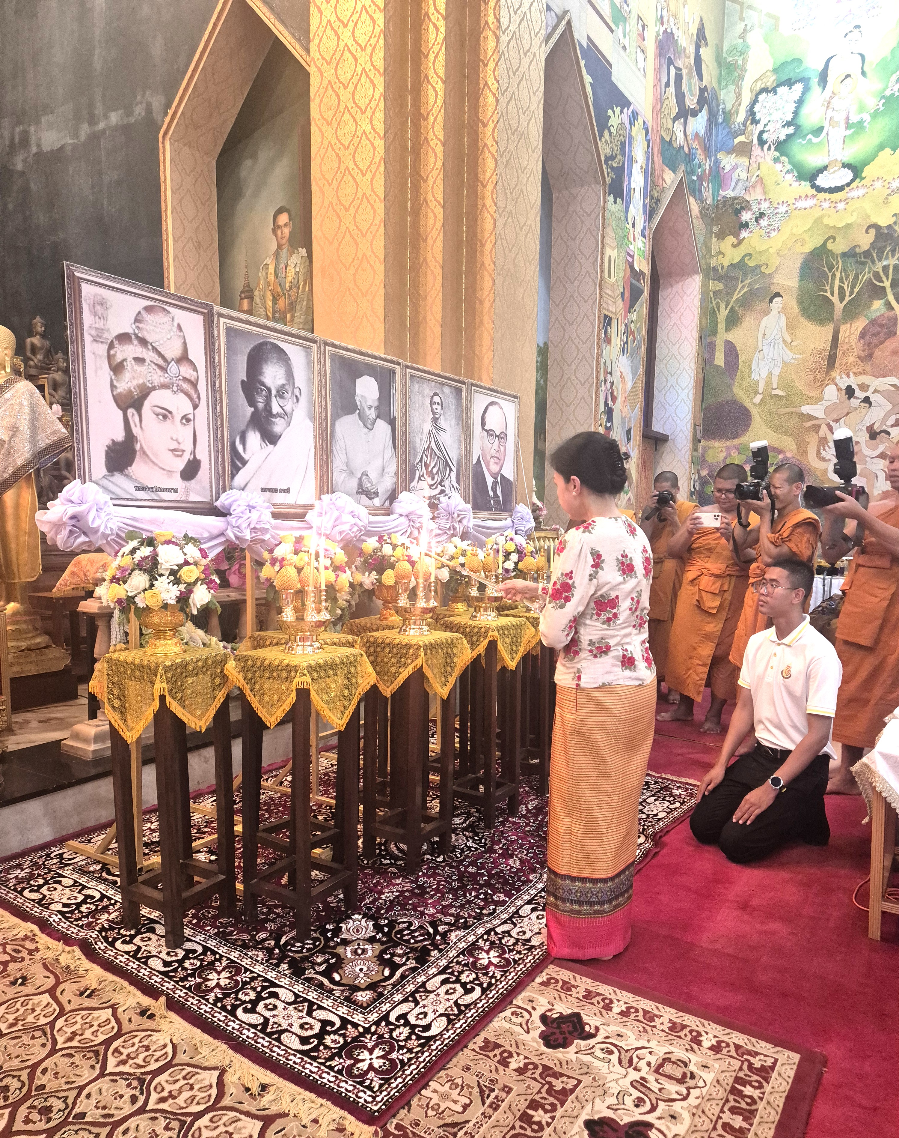 Consul-General of Thailand in Kolkata attended the International Buddhist Prayer Service in ...