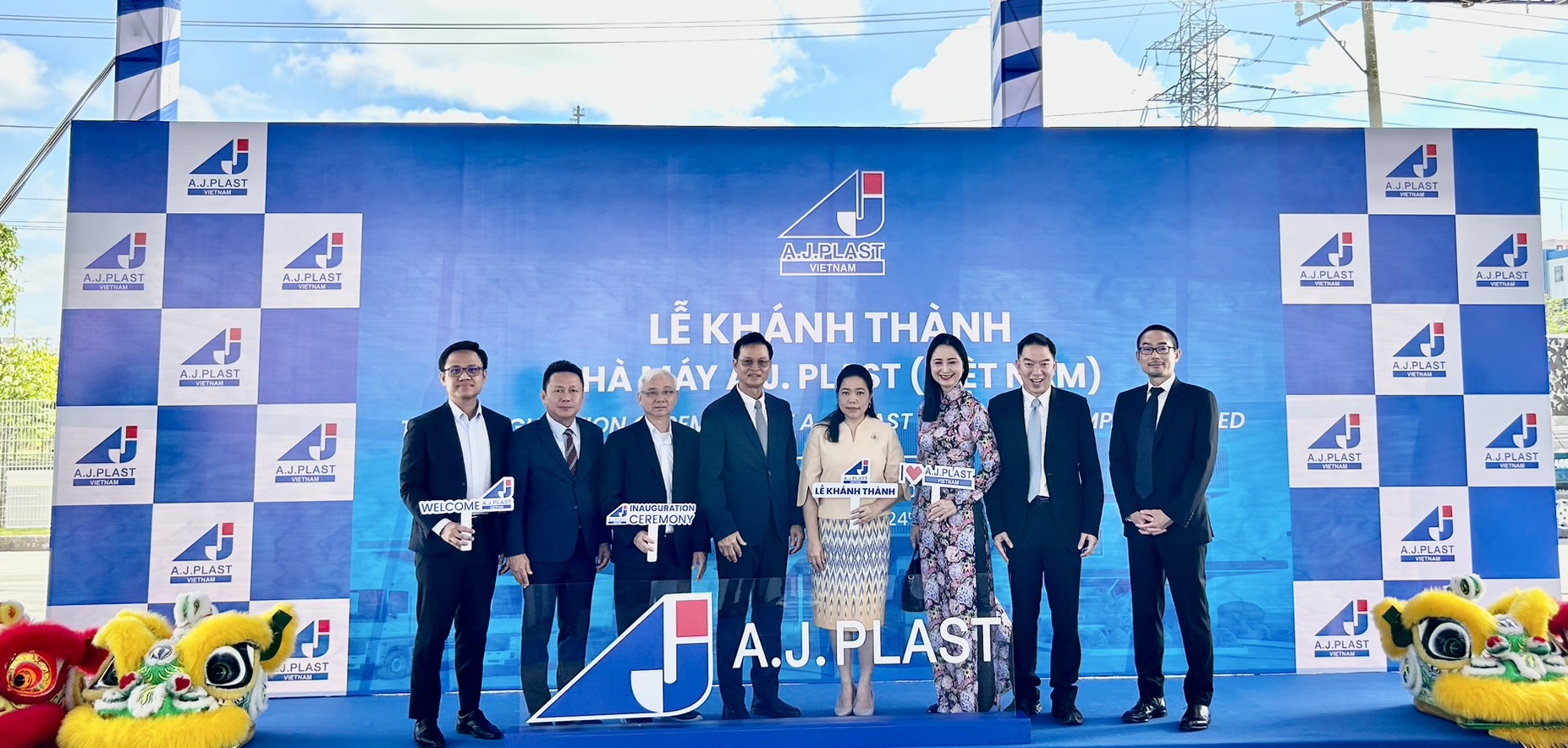 กงสุลใหญ่ ณ นครโฮจิมินห์ ร่วมเปิดโรงงานแห่งแรกของบริษัท A.J. Plast ใน ...