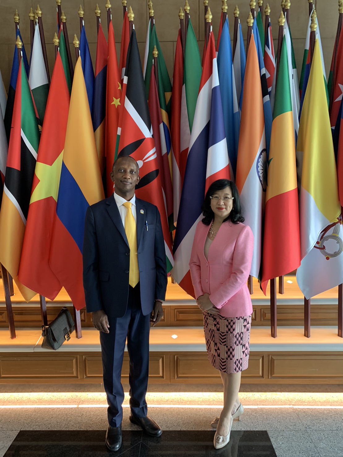 His Excellency Mr. Kiptiness Lindsay Kimwole, Ambassador of the ...