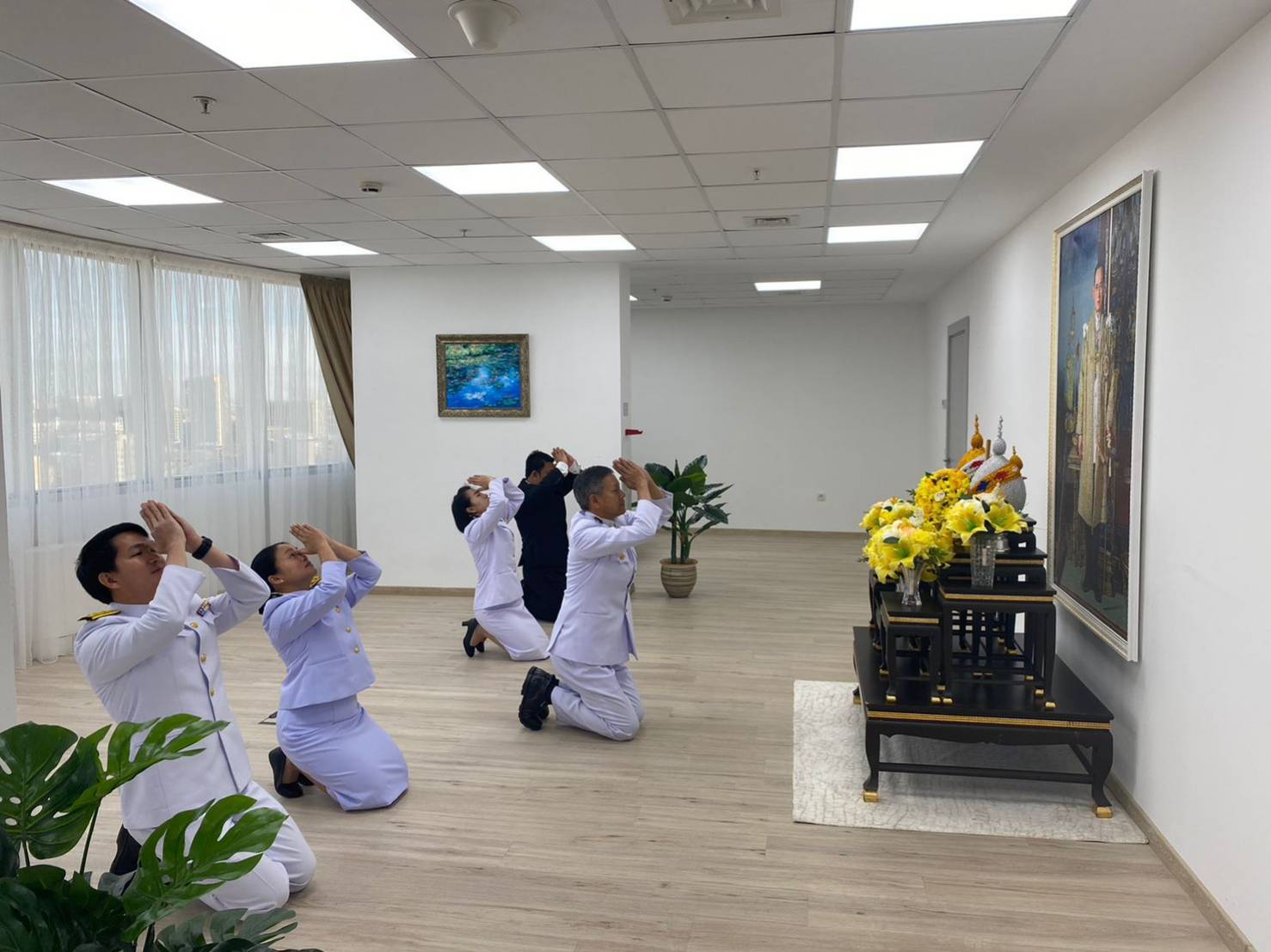 Ceremony to pay homage to His Majesty King Bhumibol Adulyadej The Great ...