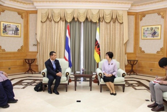 สถานเอกอัครราชทูต ณ บันดาร์เสรีเบกาวัน ต้อนรับผู้บริหารบริษัท Siam ...