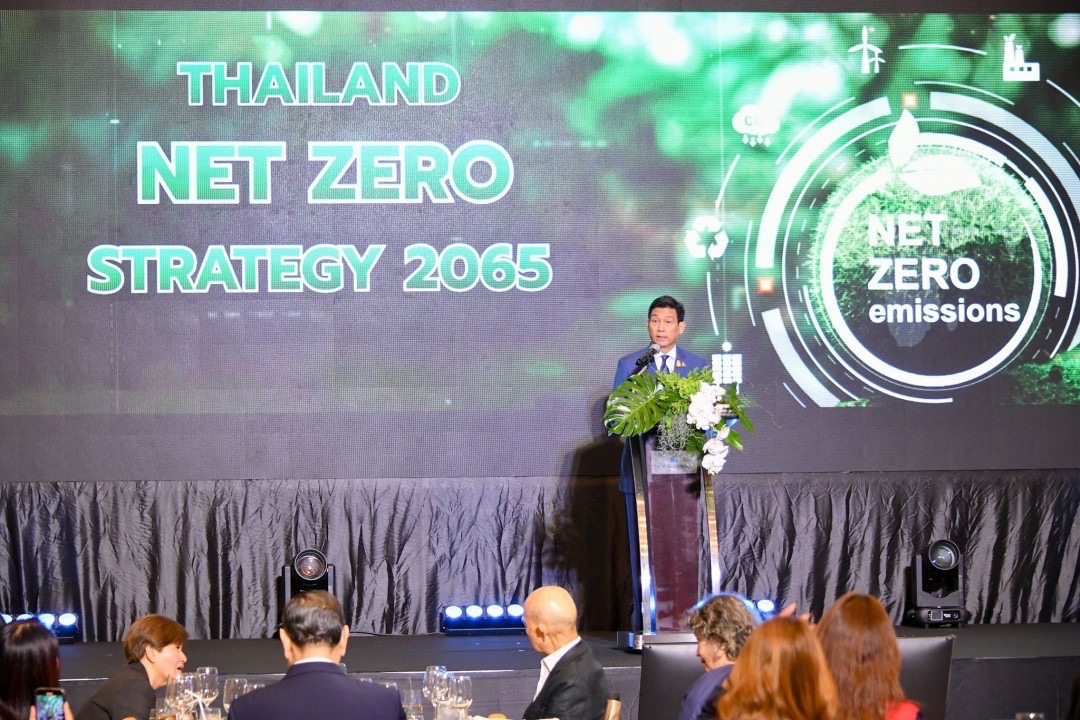 รองนายกรัฐมนตรีและรัฐมนตรีว่าการกระทรวงการต่างประเทศ กล่าวปาฐกถาพิเศษหัวข้อ Thailand Net Zero ...