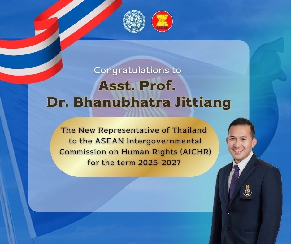 Appointment of Thailand’s Representative to the ASEAN Intergovernmental ...