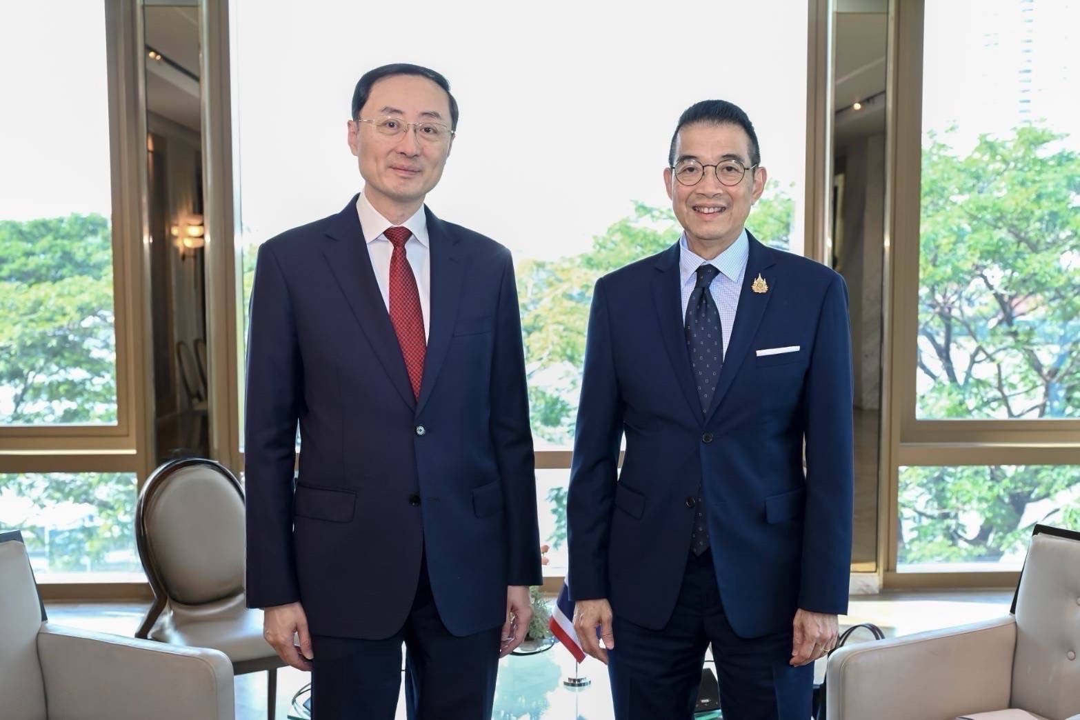 Minister of Foreign Affairs received a courtesy call by H.E. Mr. Sun ...