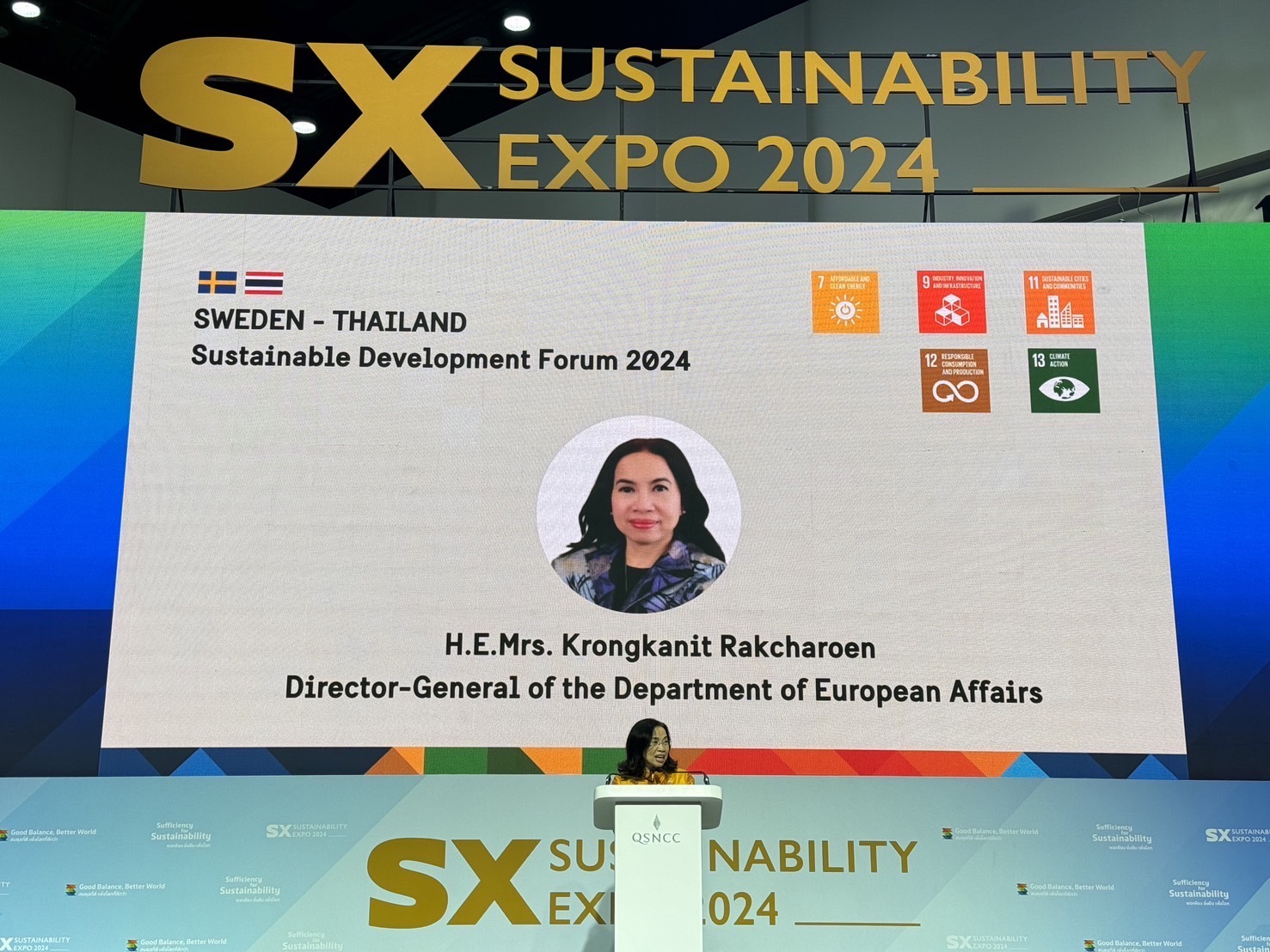 อธิบดีกรมยุโรป เข้าร่วมและกล่าวเปิดกิจกรรม Sweden-Thailand Sustainable ...