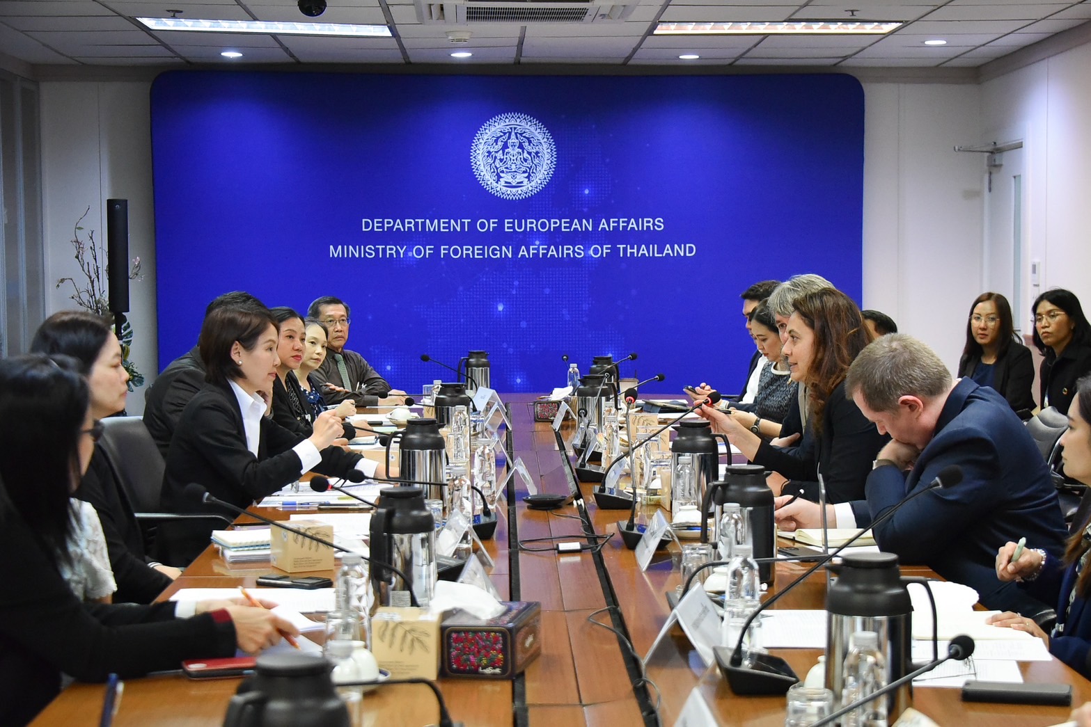 The meeting on Potential Cooperation with the European Union Delegation ...