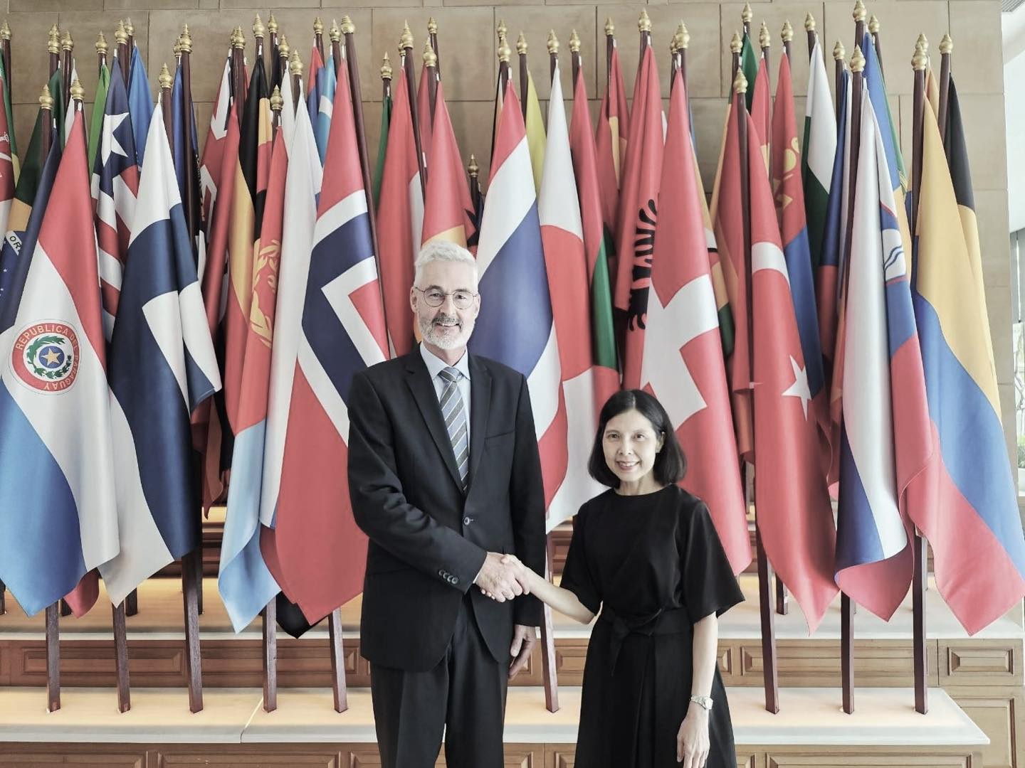 Director-General of International Organizations Department meets with ...