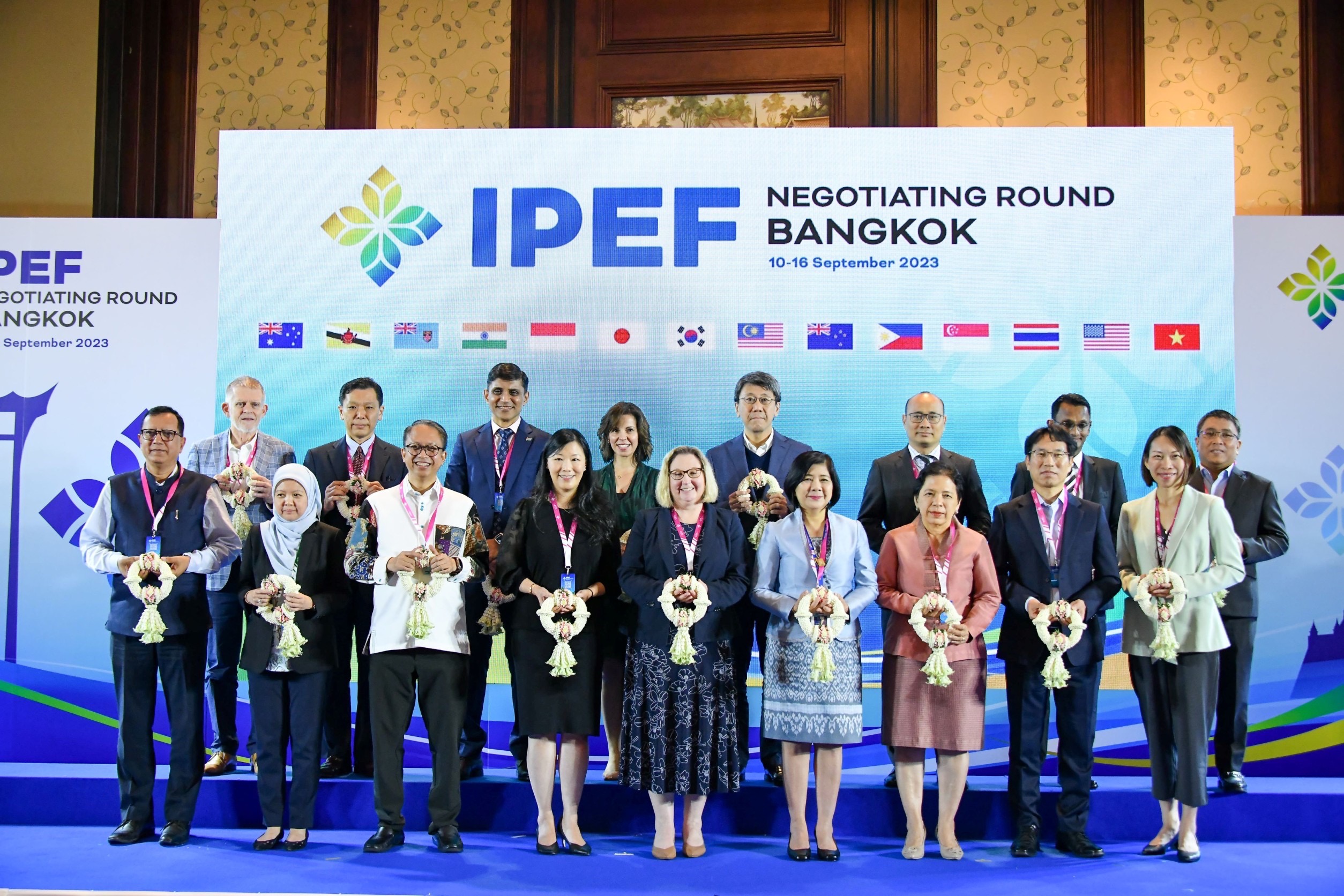 พิธีเปิดการเจรจากรอบความร่วมมือทางเศรษฐกิจอินโด-แปซิฟิก (Indo-Pacific Economic Framework: IPEF ...