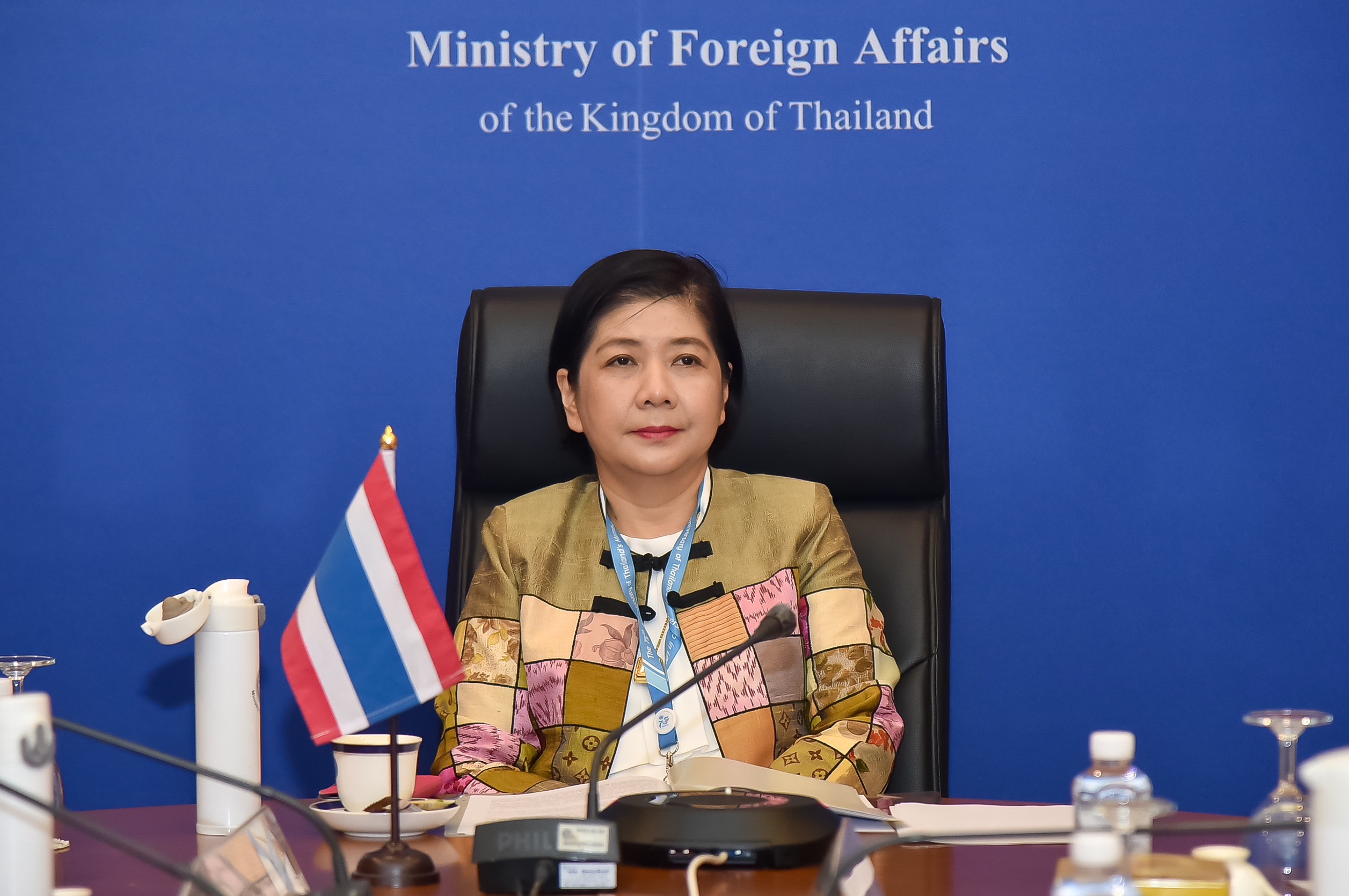 Deputy Permanent Secretary for Foreign Affairs attended the virtual ...