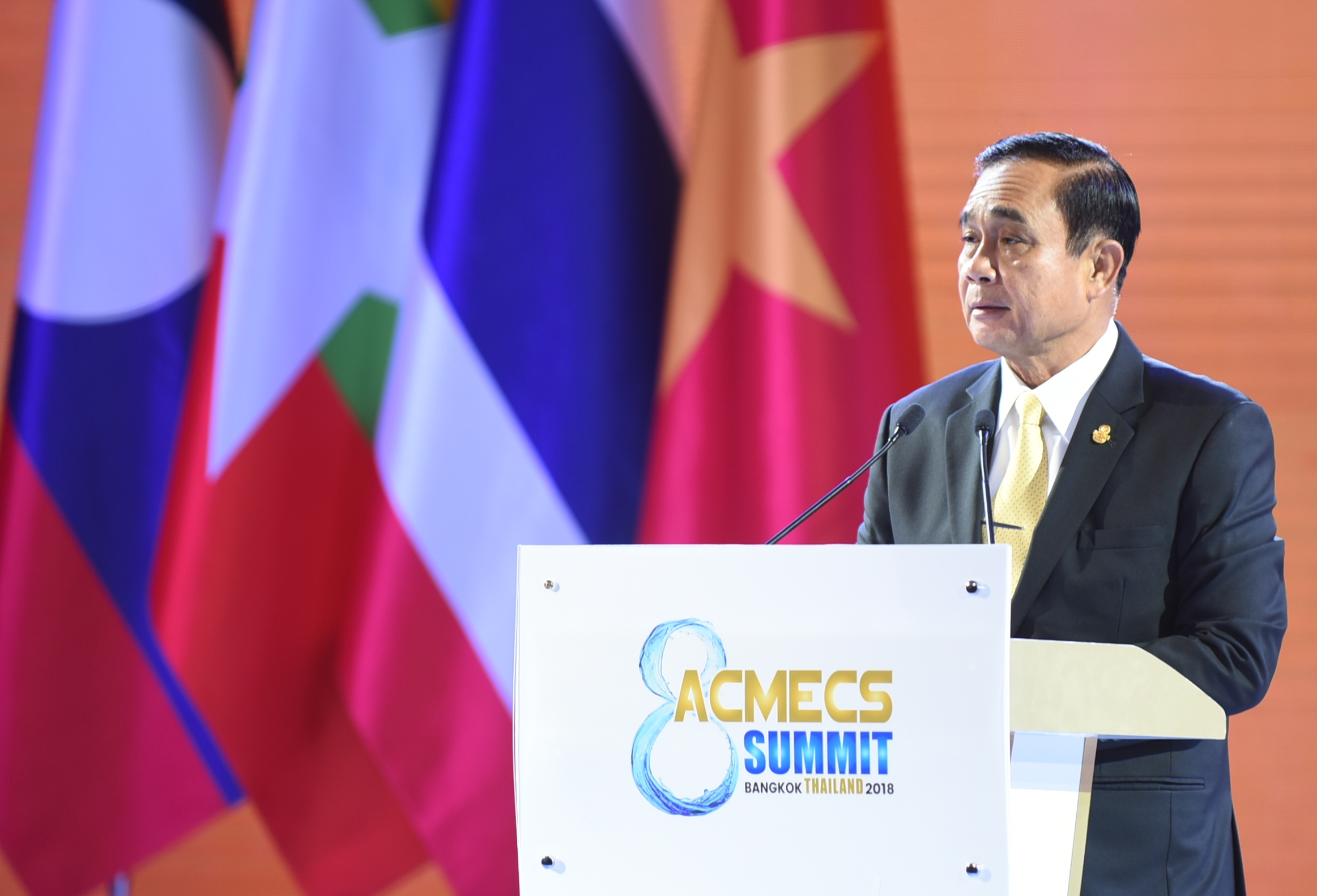 การแถลงข่าวผลการประชุมผู้นำ ACMECS ครั้งที่ 8 - กระทรวงการต่างประเทศ