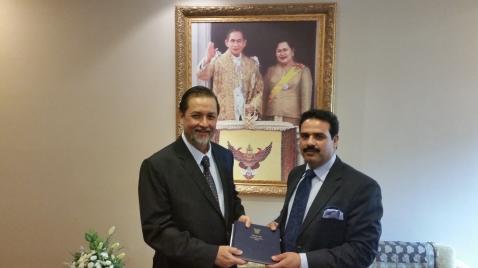 Ambassador of Thailand to Pakistan welcomed Mr. Zafar Mehmood ...