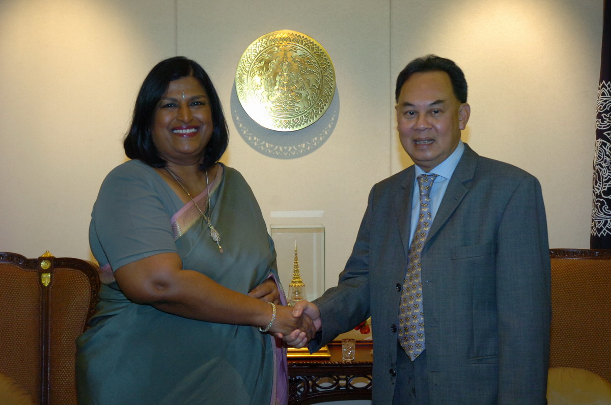 On 16 November 2009, at the Foreign Ministry, Miss Vijaya Latha Reddy ...