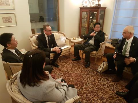 Count Gerald Van Der Straten Ponthoz, Chairman of the Chao Phya Abhai ...