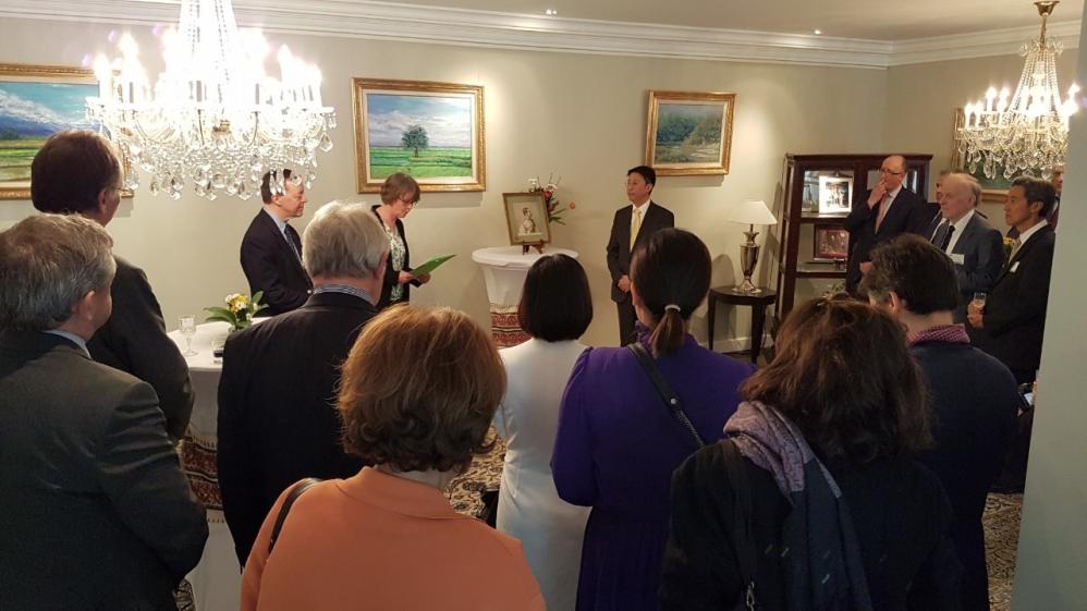 Dr. Veronique Godding, great granddaughter of Honourable Gustave Rolin ...