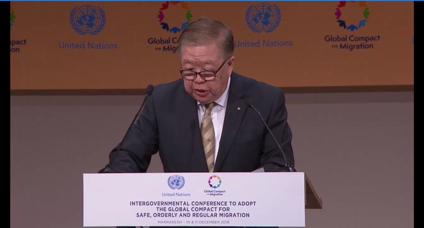 ประเทศไทยและประชาคมระหว่างประเทศร่วมกันรับรองข้อตกลงระหว่างประเทศเพื่อ