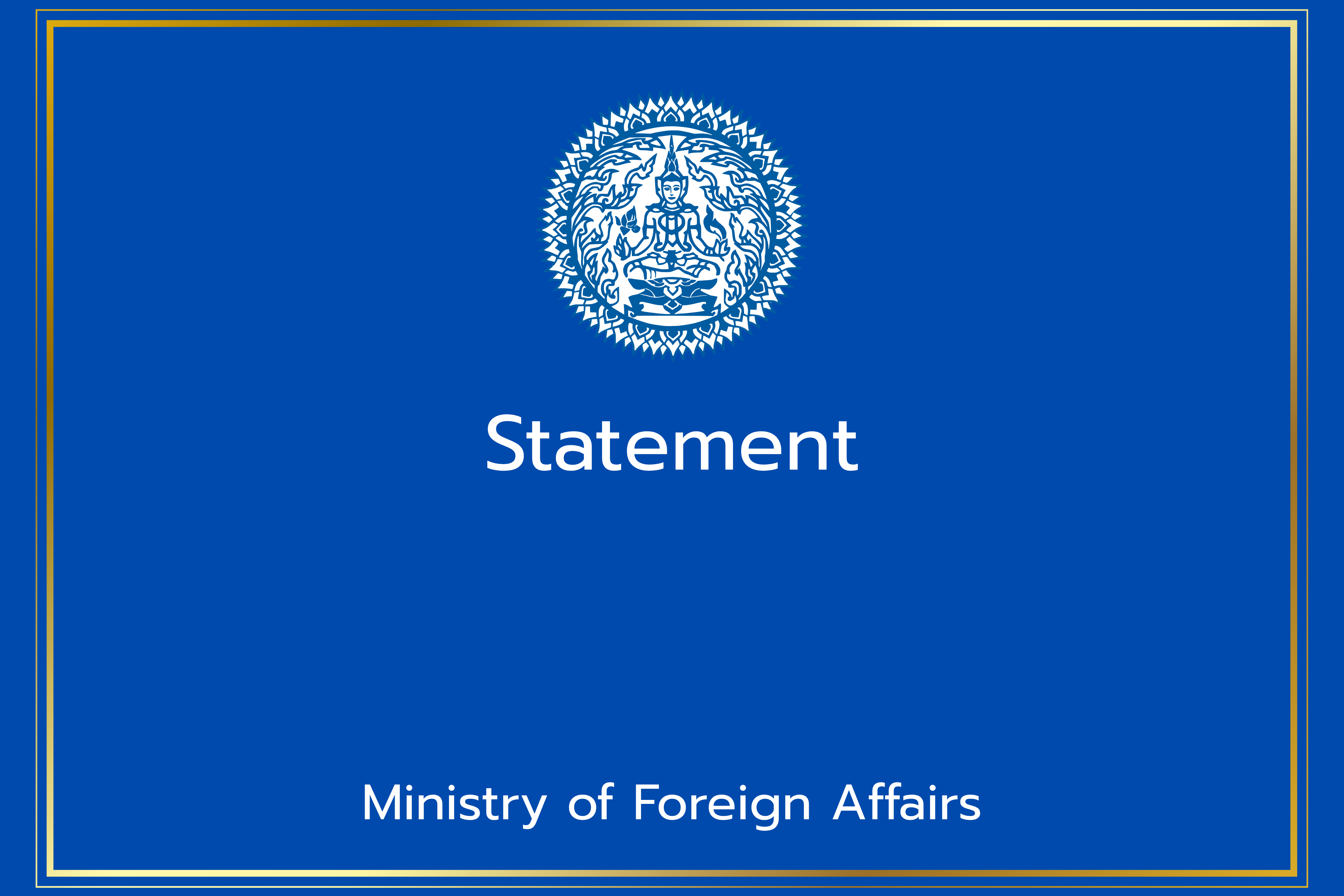 Statement on the misrepresentation of comments made by Thailand’s ...
