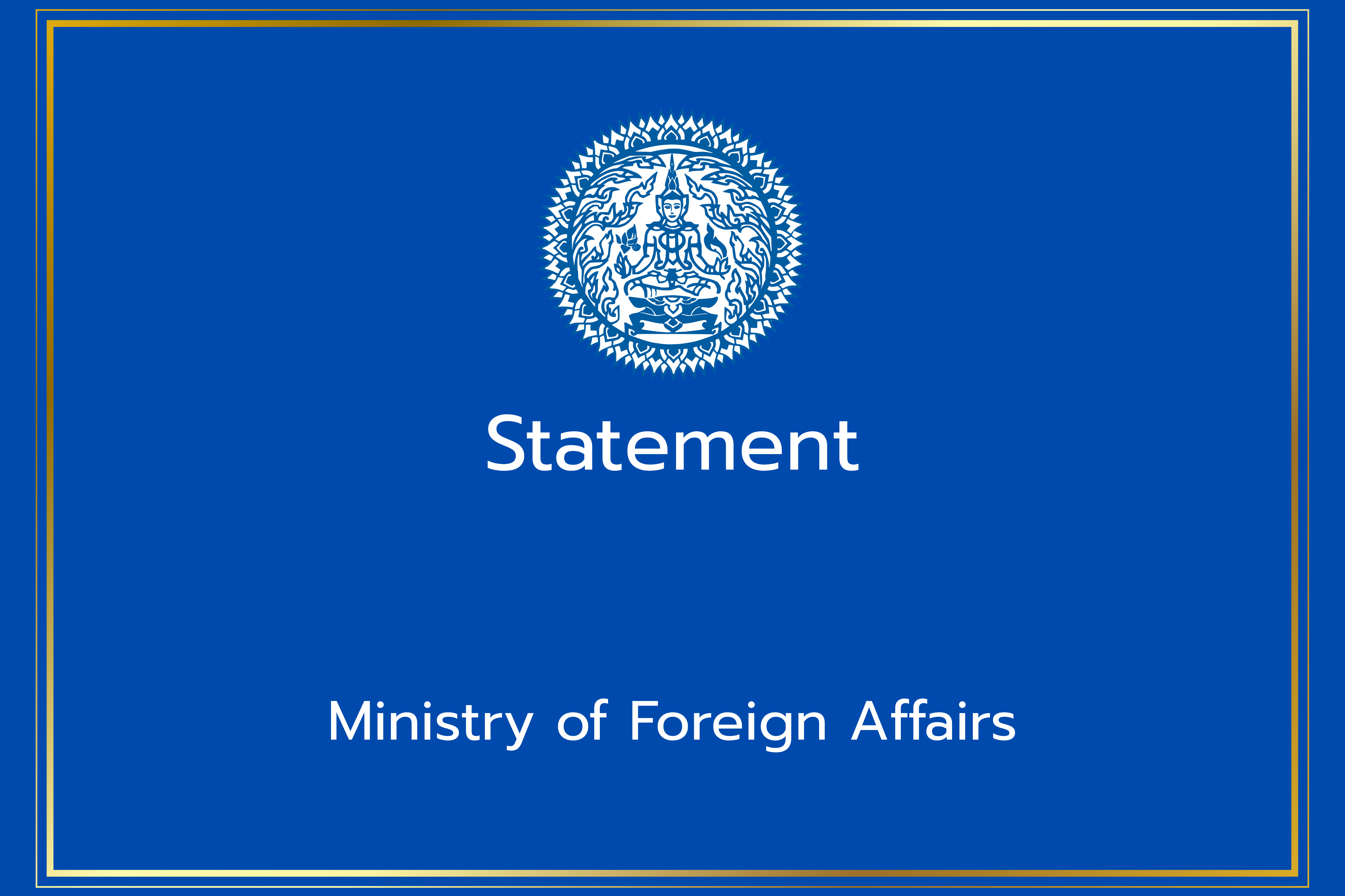 Statement by the Minister of Foreign Affairs at the High-level Segment ...