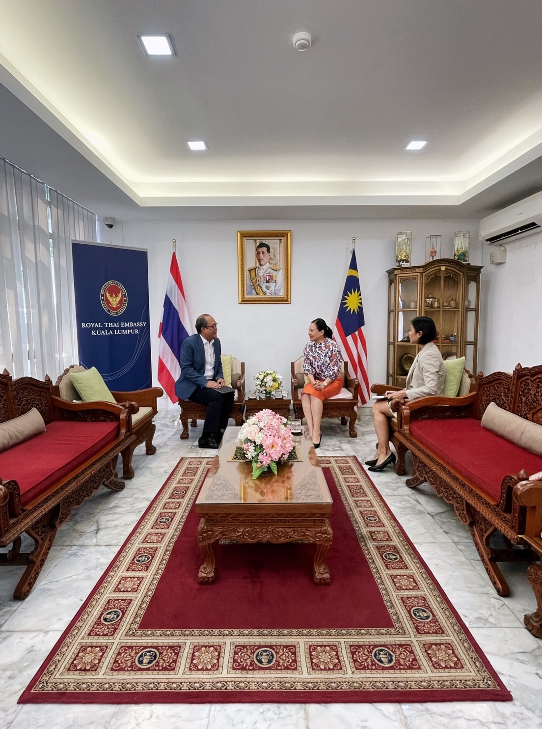 Ambassador received a courtesy call by Mr. Supanai Chandanavase ...