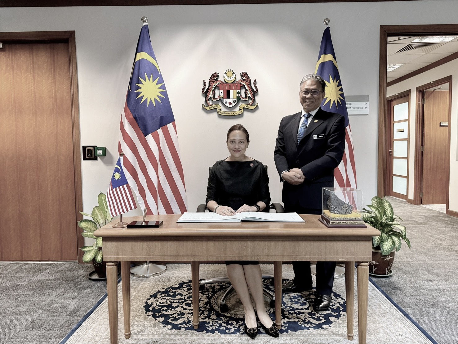 Ambassador paid a courtesy call on the Chief of Protocol, Ministry of ...