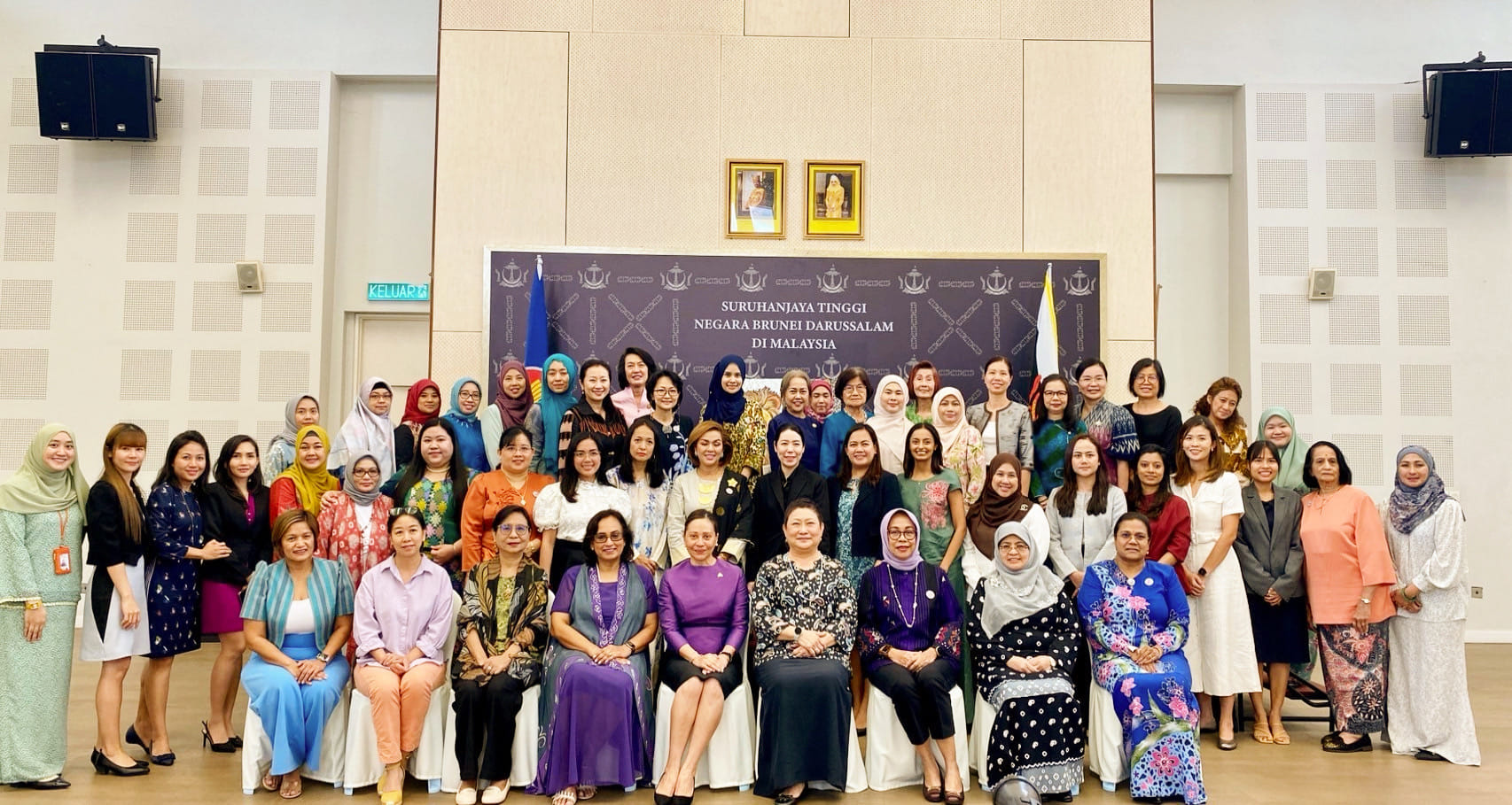 Ambassador attended the 42nd AGM of ASEAN Ladies' Circle (ALC) and accepted the position of ALC ...