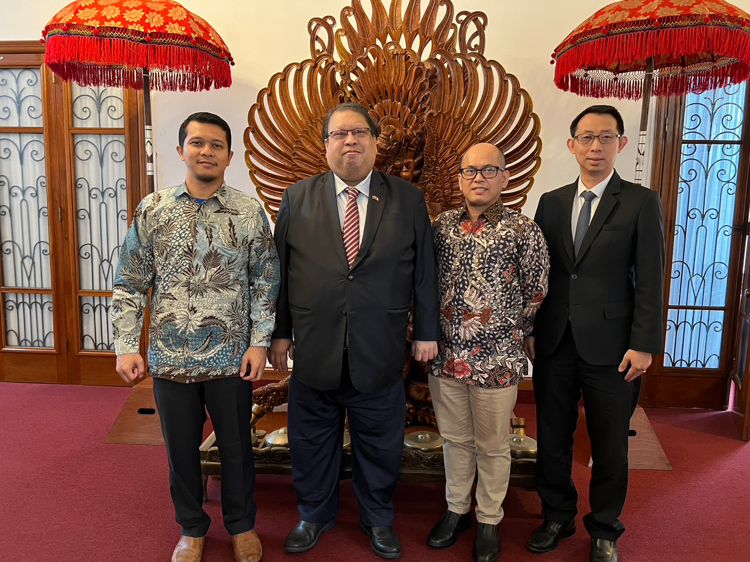 Ambassador Sobhon visits the Chargé d’Affaires a.i of the Embassy of ...