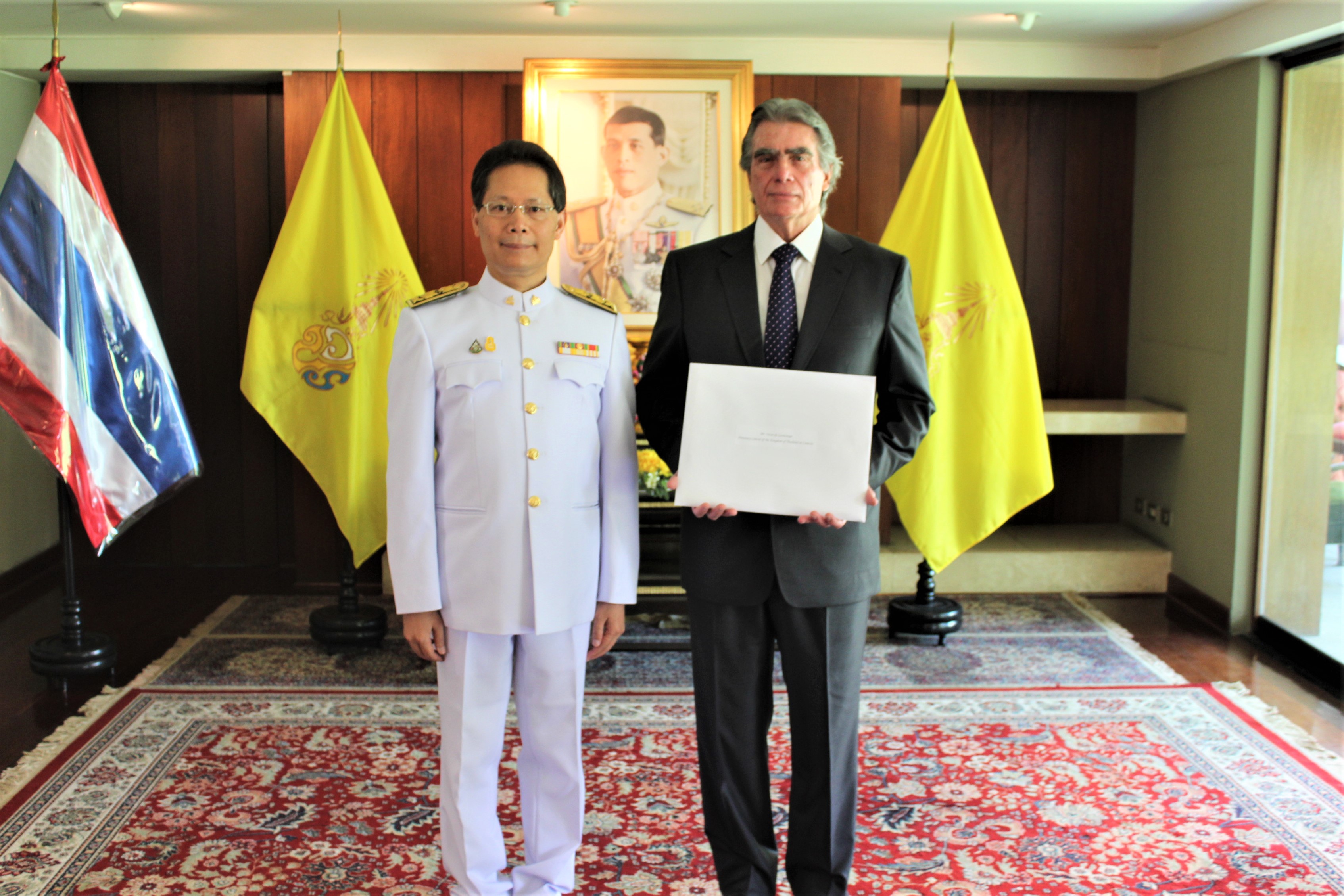 Ceremony of the Presentation of the Copies of the Letter of Commission ...