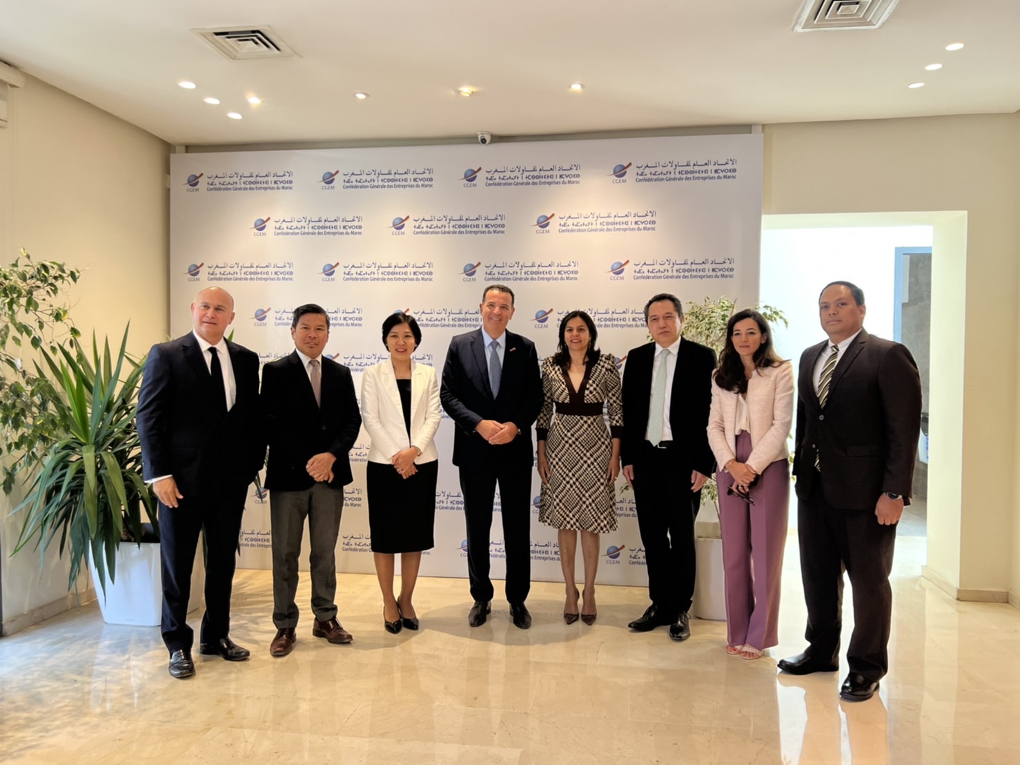 ASEAN Committee in Rabat (ACR) เข้าพบหารือประธานสมาพันธ์วิสาหกิจแห่ง ...