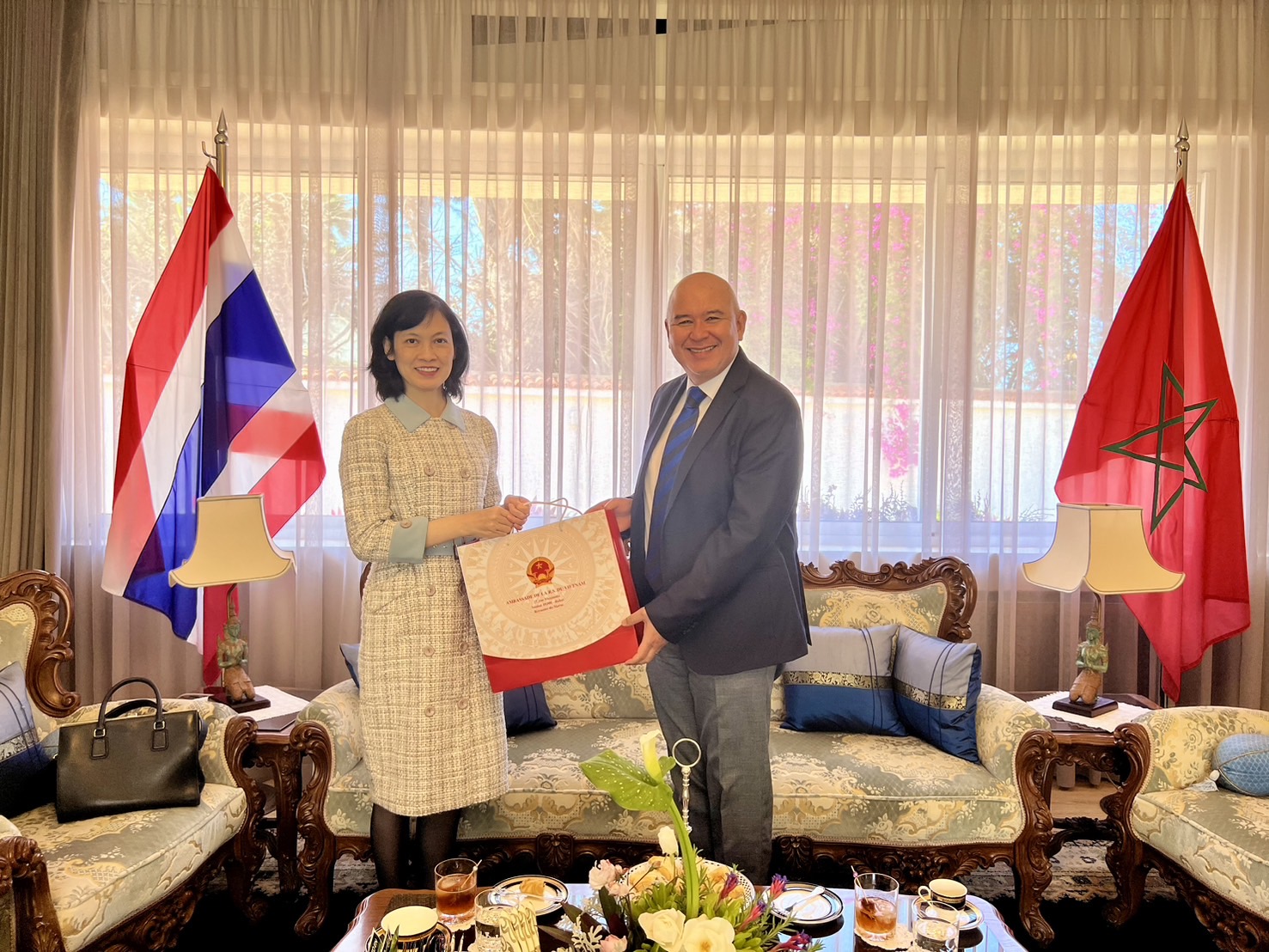 เอกอัครราชทูต ณ กรุงราบัต ให้การต้อนรับเอกอัครราชทูตเวียดนามประจำ ...