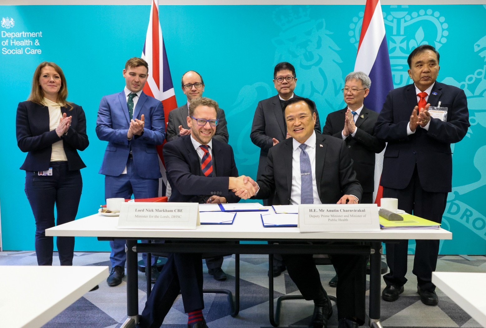 The MoU Signing Ceremony between the Health Systems Research Institute ...