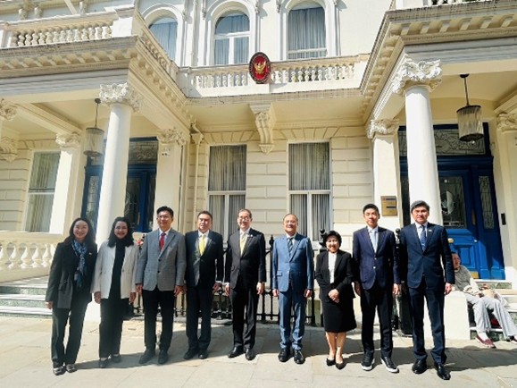 Ambassador Nadhavathna Krishnamra welcomed Mr. Pornchai Thiraveja ...