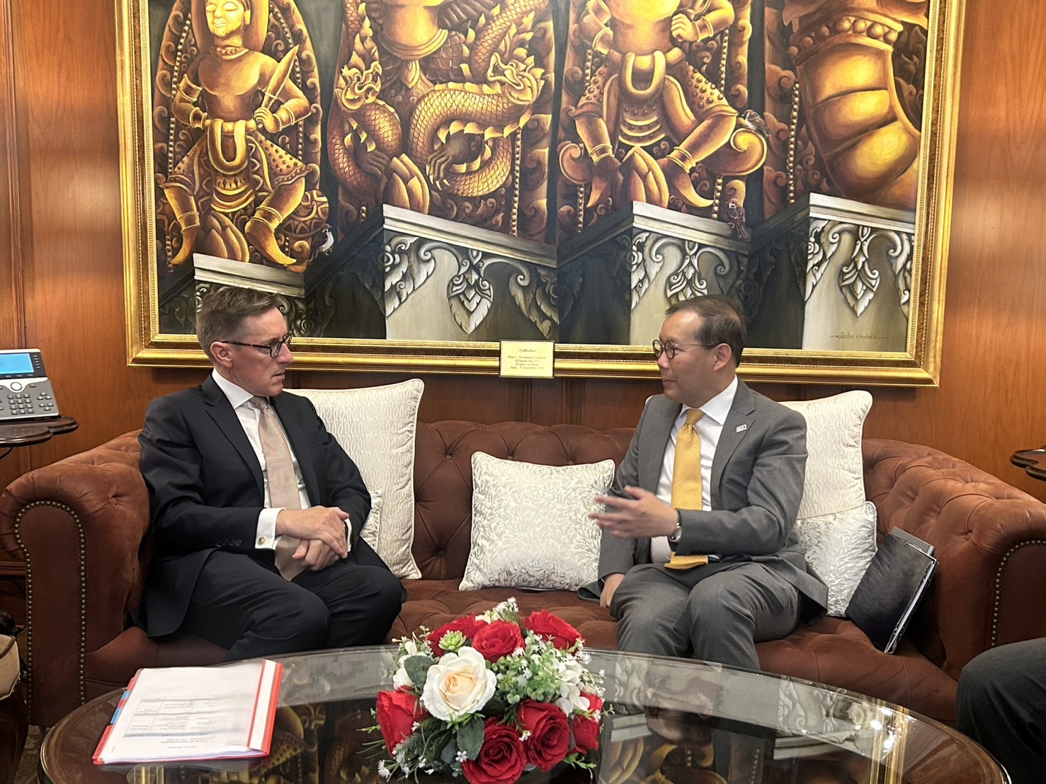 Ambassador of Thailand to the UK met with Deputy Ian Gorst, Minister ...