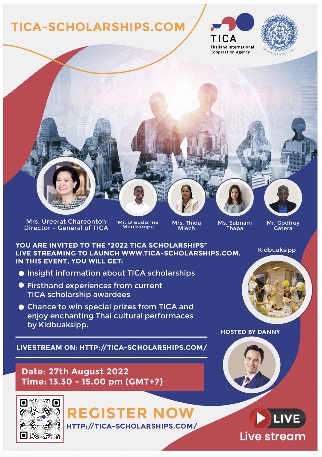 The 2022 TICA-Scholarship live streaming to launch www.tica-scholarship ...