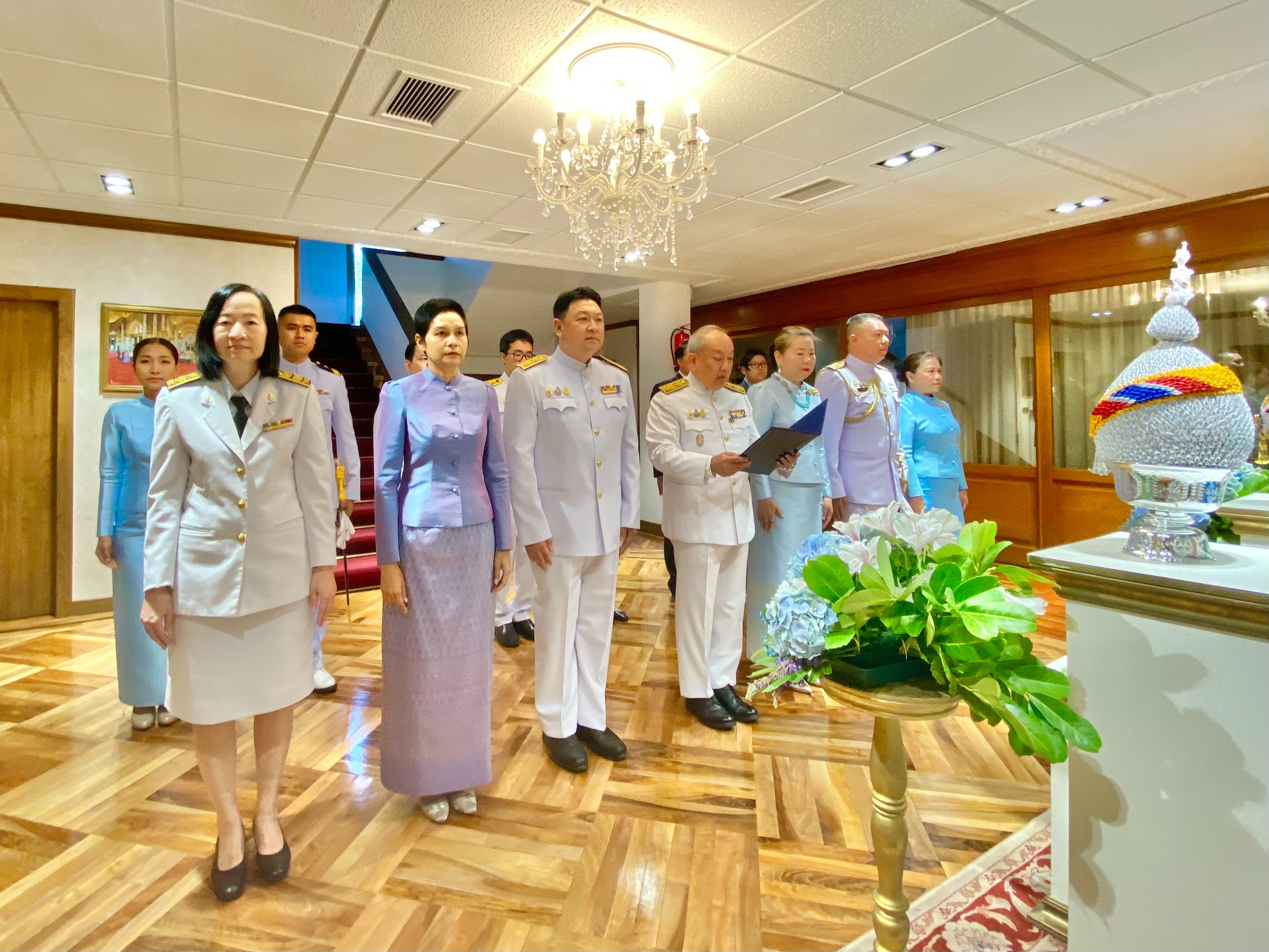 The Royal Thai Embassy in Madrid held a well-wishes ceremony on the ...