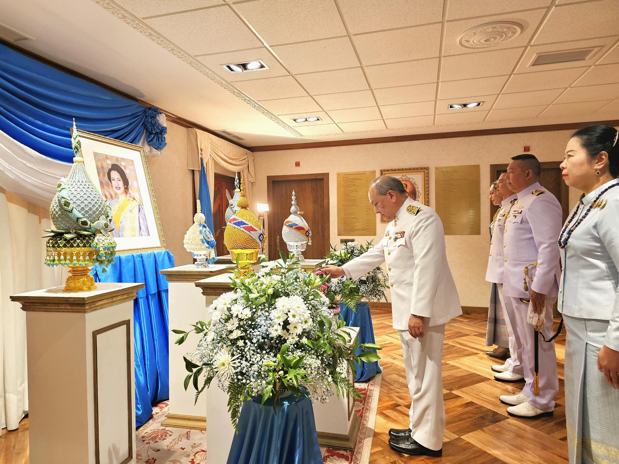 The Royal Thai Embassy in Madrid held a well-wishing ceremony on the ...