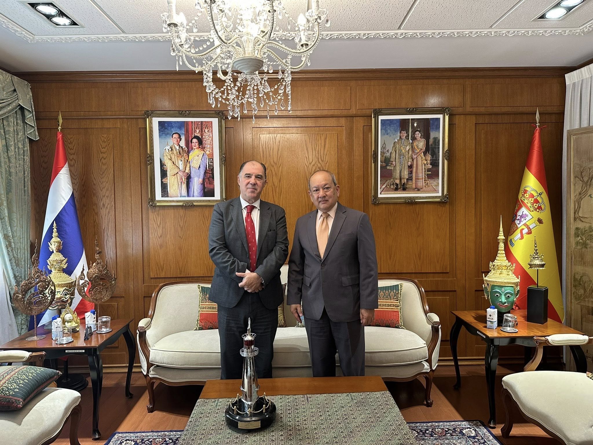 President of the Spain-Asean Business Association paid a courtesy call ...