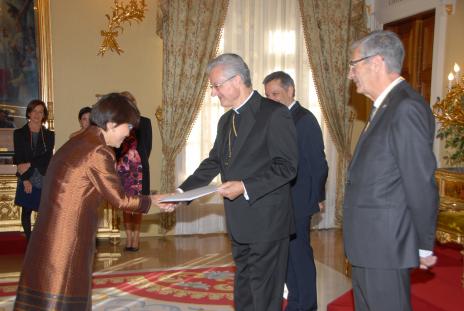 Ambassador of Thailand presents Letters of Credence to Co-Prince of the ...