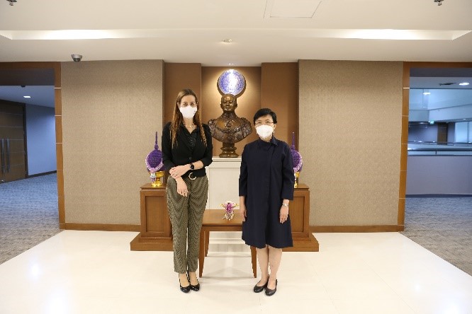 นาง Orna Sagiv เอกอัครราชทูตอิสราเอลประจำประเทศไทย เยือนสถาบันการต่าง ...