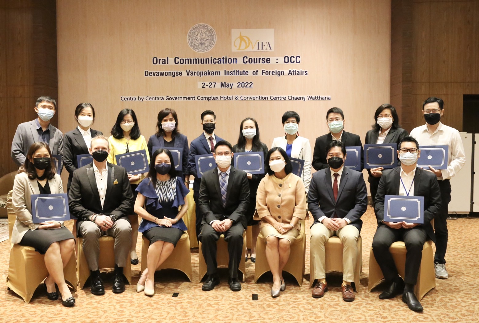 The Closing Ceremony of the Oral Communication Course: OCC 2022 ...