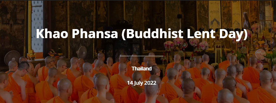 Khao Phansa (Buddhist Lent Day) - สถานกงสุลใหญ่ ณ เมืองชิงต่าว