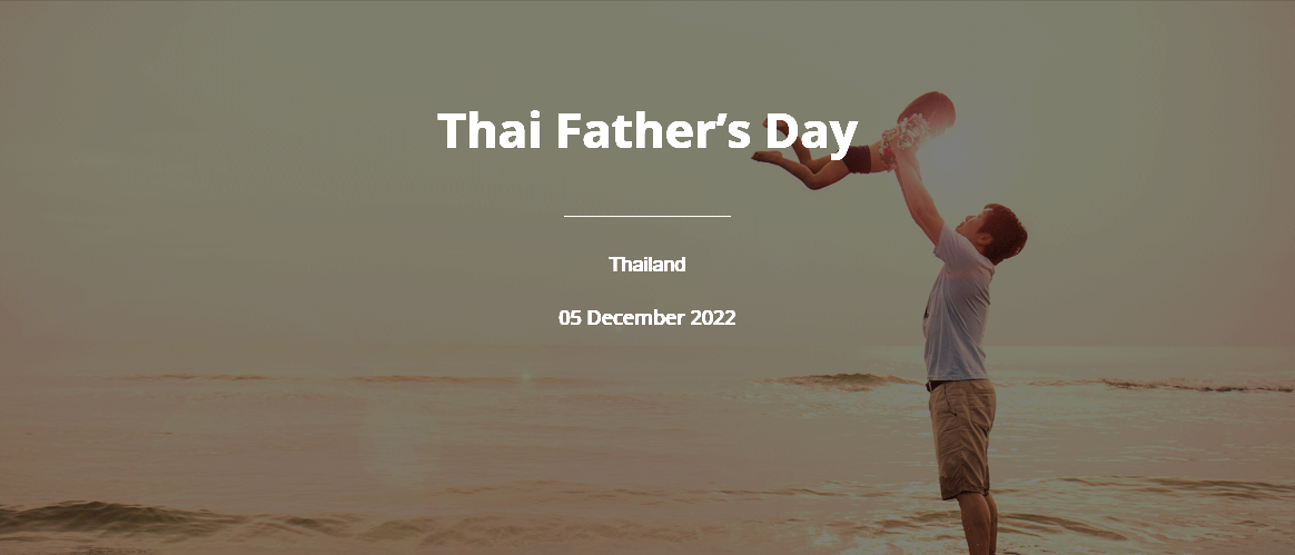 Thai Father’s Day - สถานกงสุลใหญ่ ณ เมืองชิงต่าว