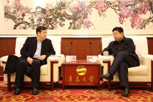 กงสุลใหญ่ ณ เมืองชิงต่าว พบหารือกับนาย Fan Yuejing อธิการบดีมหาวิทยาลัย ...